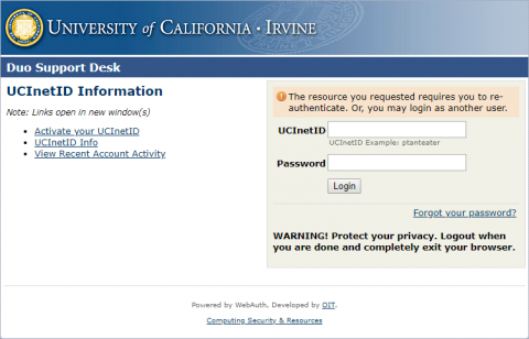 Duo software token (app) enrollment | Engineering Computing Support